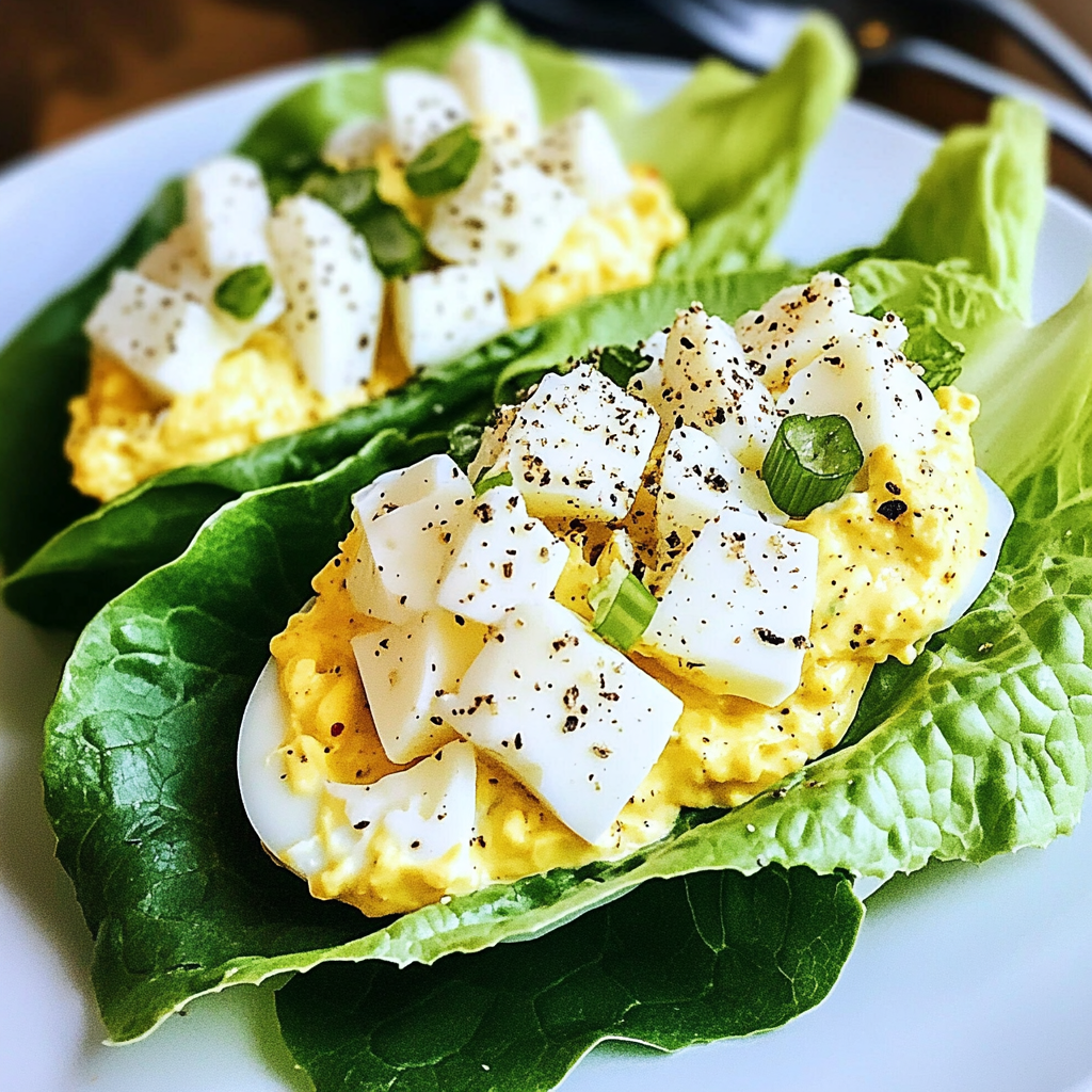 High-Protein Egg Salad Lettuce Wraps for a Healthy Bite!