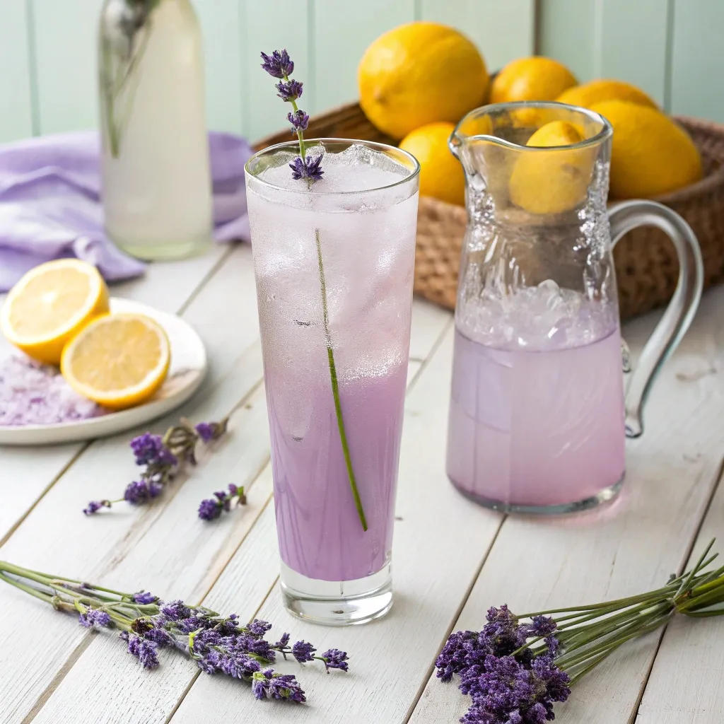 Lavender Lemonade: Elegant Floral Spring Drink