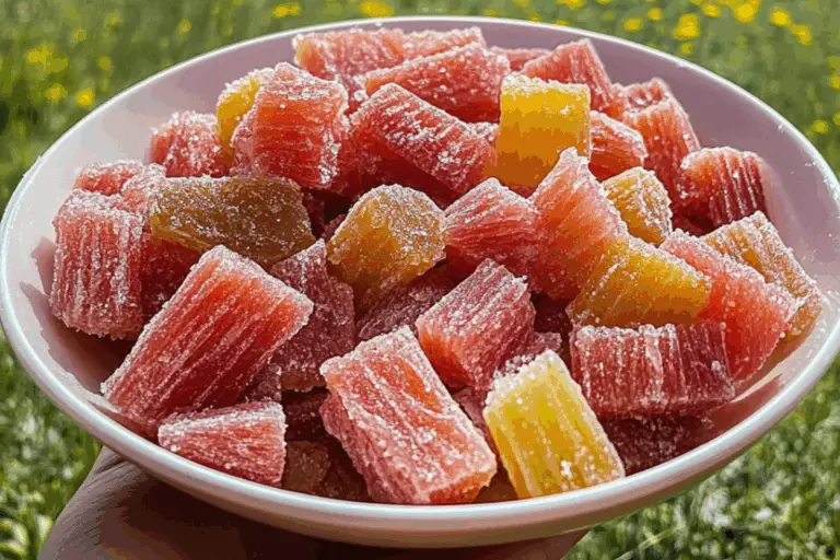 Candied Rhubarb – A Sweet and Tangy Homemade Treat