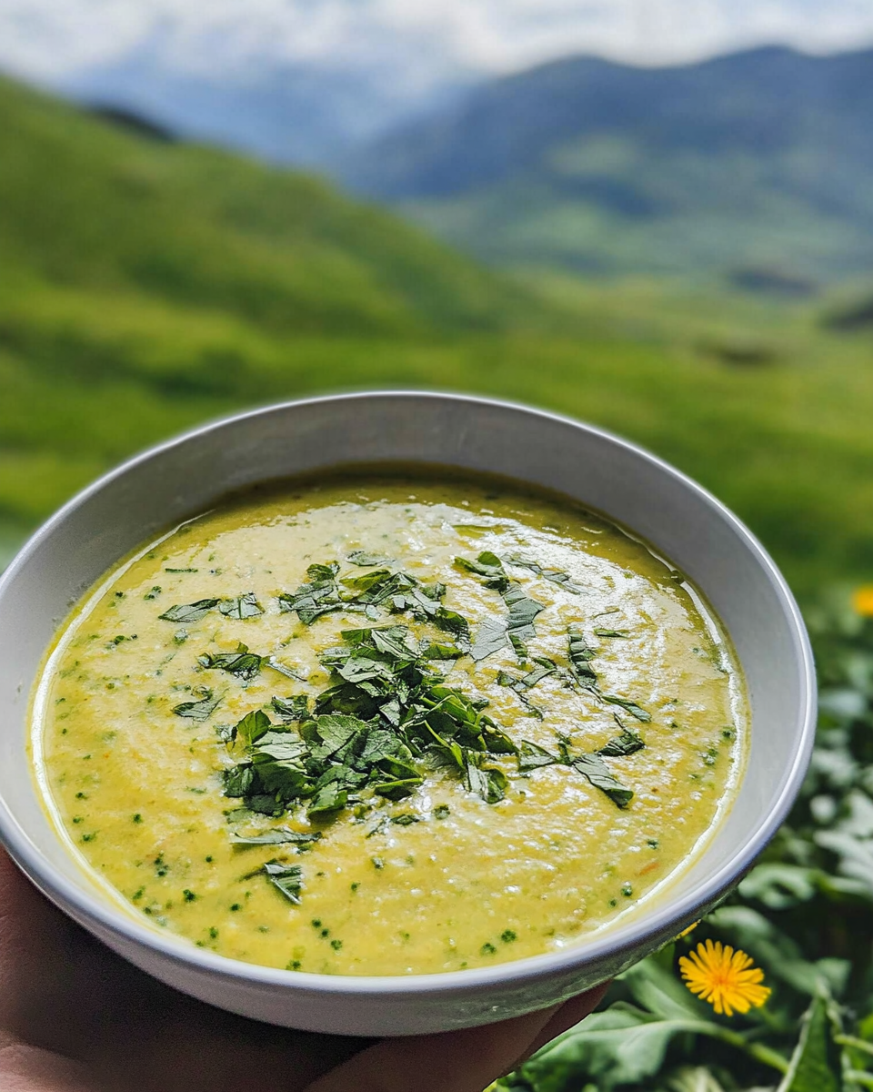 Creamy Dandelion Soup Recipe