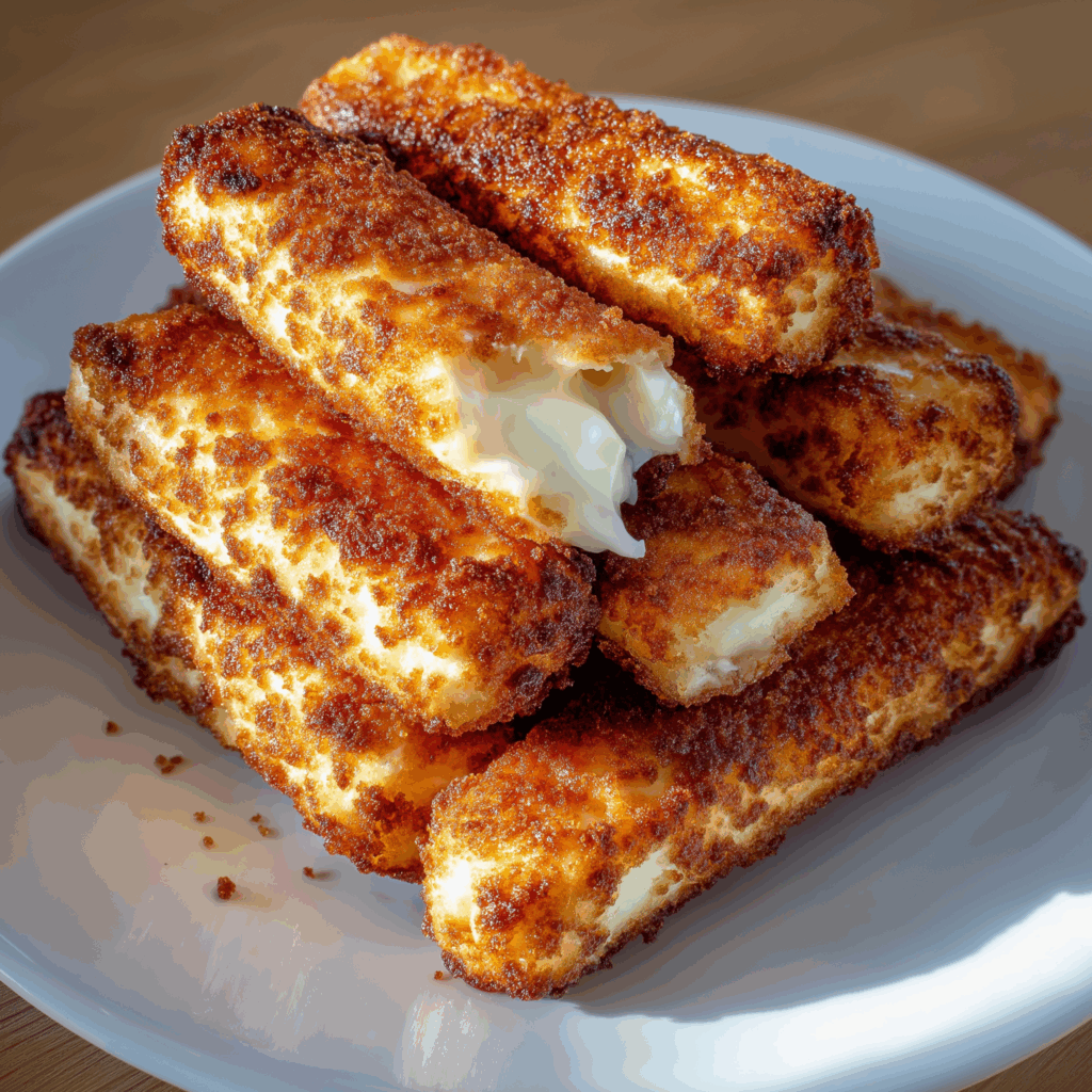Cottage Cheese Sticks – 2-Ingredient Crispy Snack