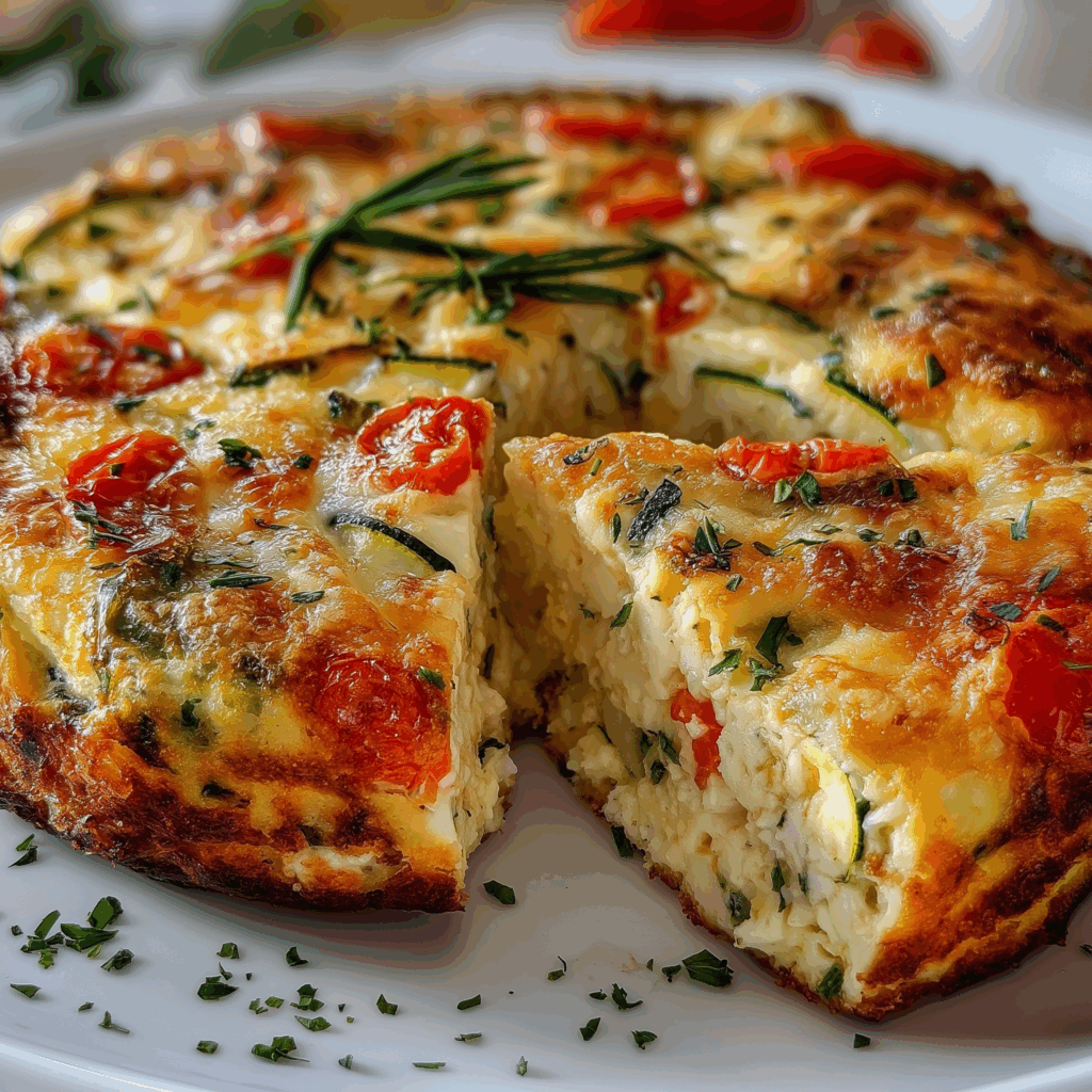Zucchini Frittata – Healthy Low-Carb Breakfast Recipe
