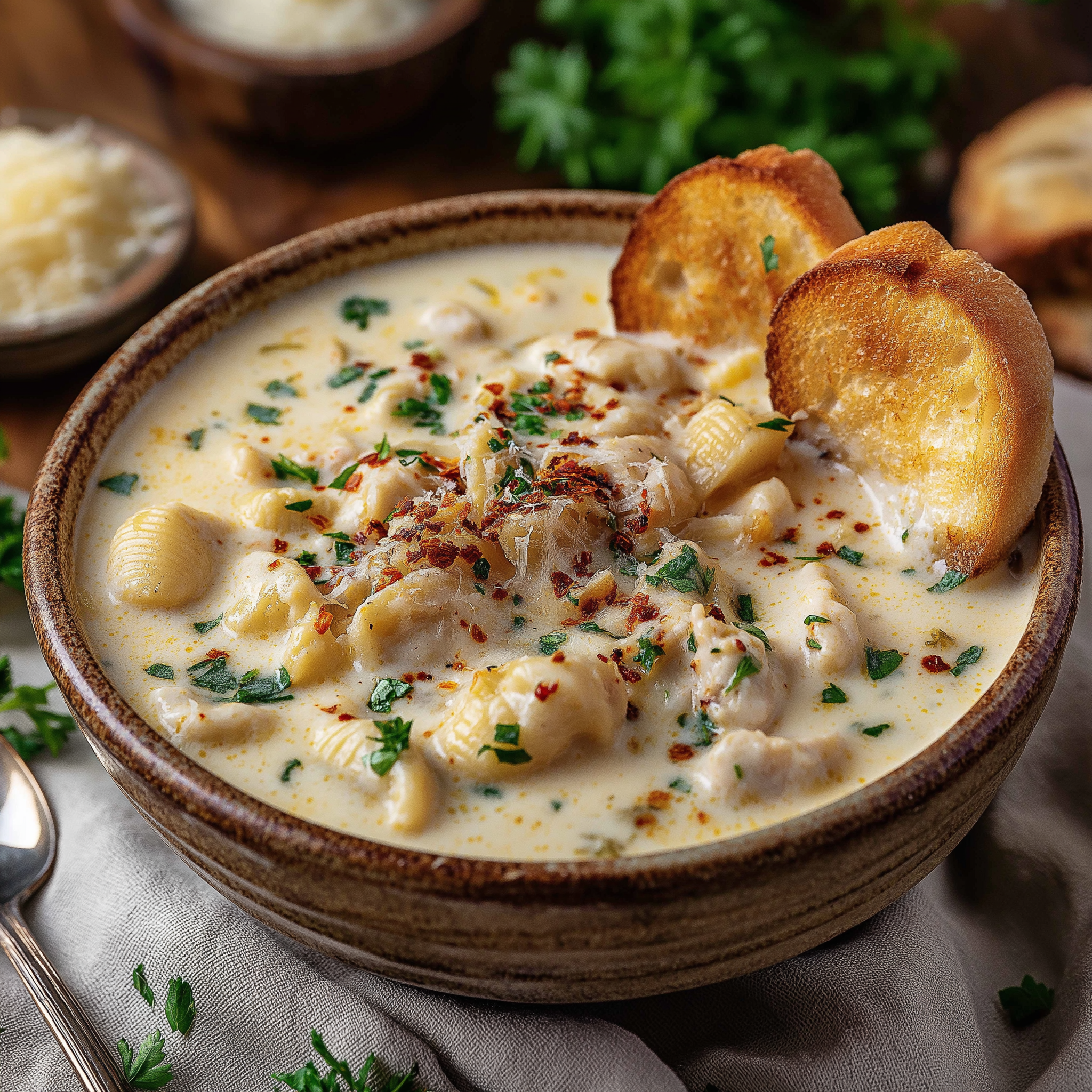 Garlic Parmesan Chicken Chowder – 5 Comforting Reasons to Try