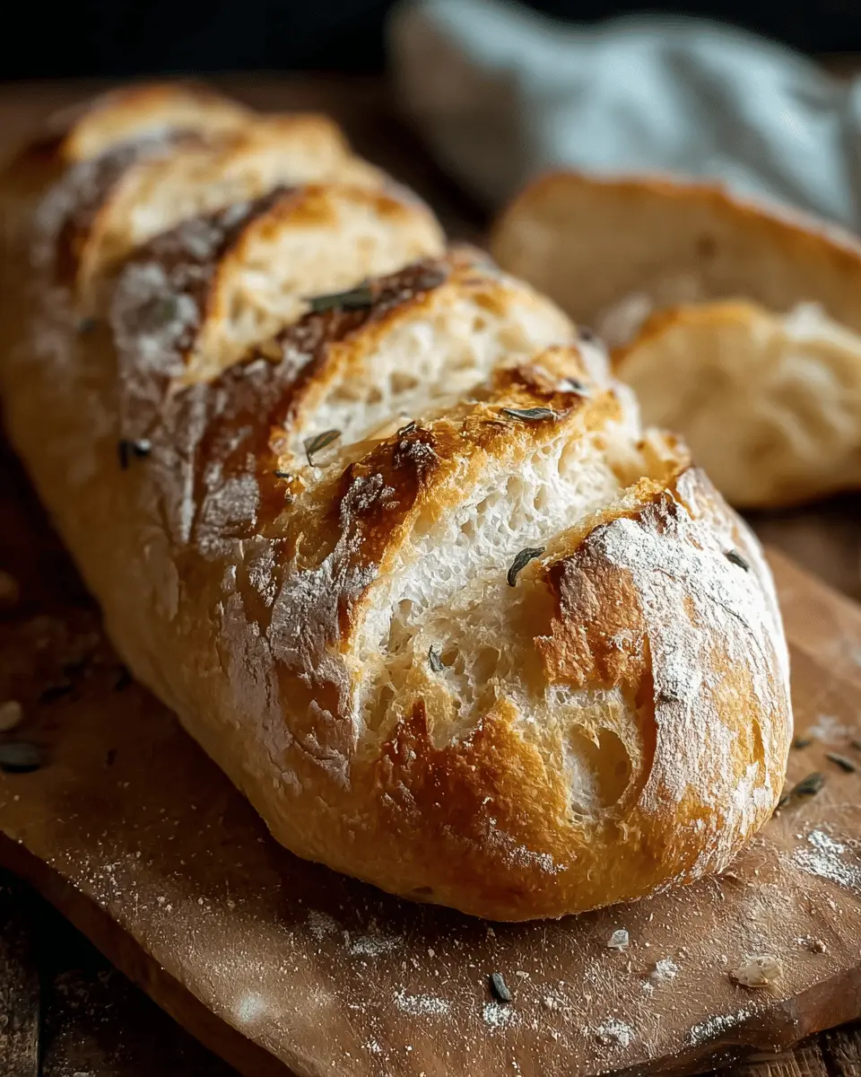 Crusty Italian Bread Recipe: The Easy Homemade Treasure
