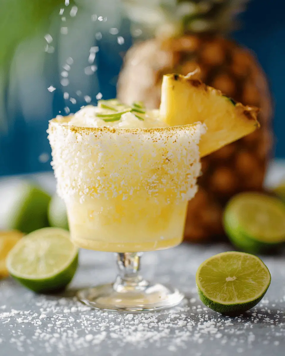 Pineapple Coconut Margarita: Your Ultimate Tropical Escape