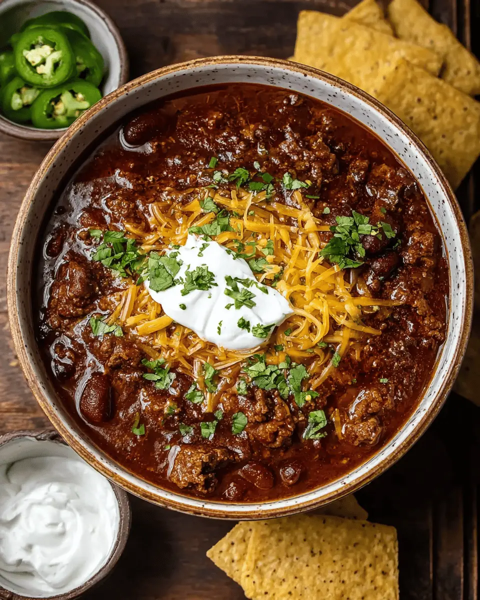My Favorite Classic Beef Chili Recipe for Cozy, Indulgent Nights