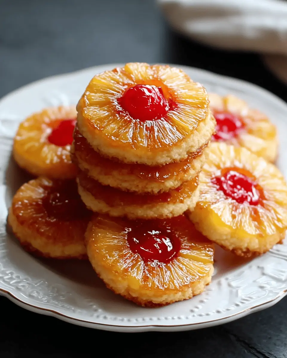 Pineapple Upside-Down Cookies: Irresistibly Chewy Bliss