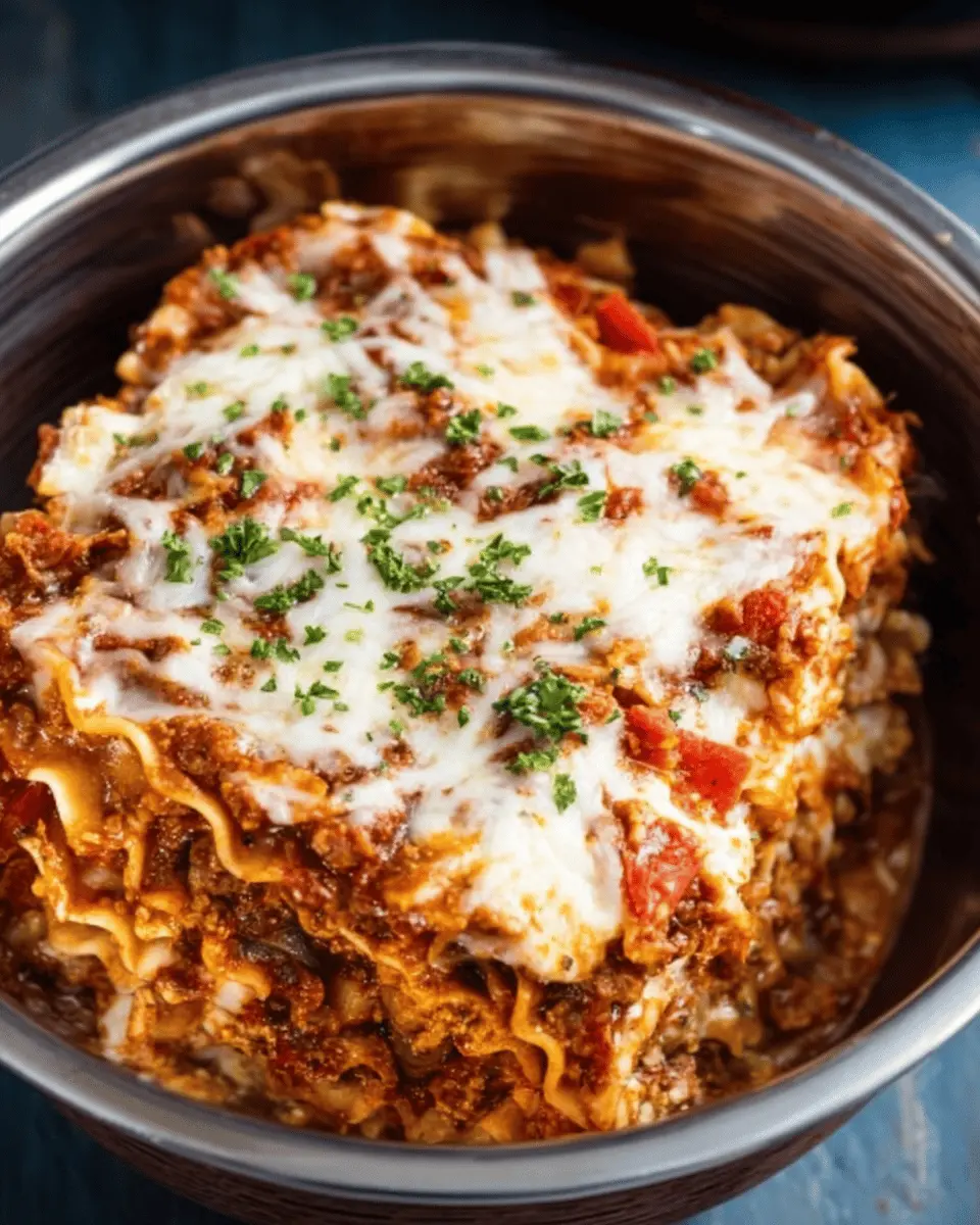 Instant Pot Lazy Lasagna: Your Easy, Comfort Food Fix