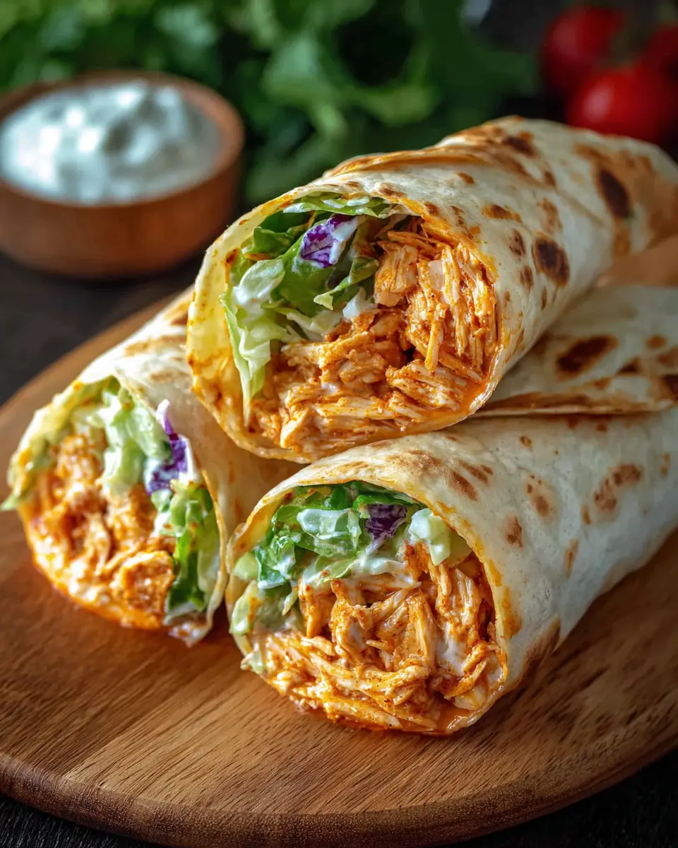 Spicy Buffalo Chicken Wraps for Two: Easy, Irresistibly Delicious!